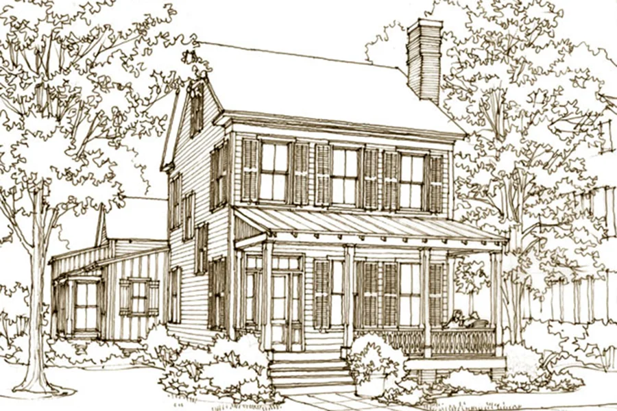 House Plans from Our Town Plans, LLC | Traditional Architecture
